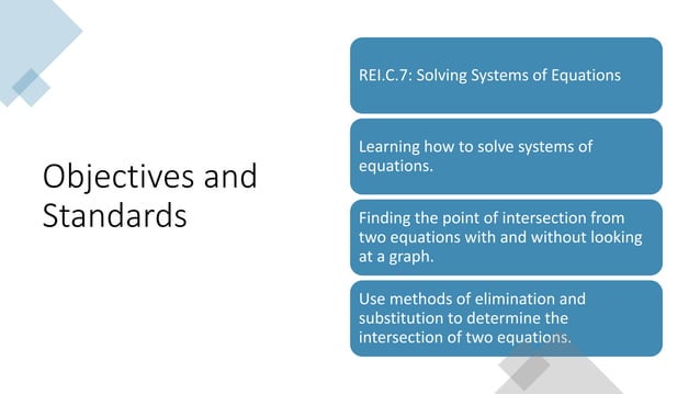 Reasoning with equations and inequalities | PPT