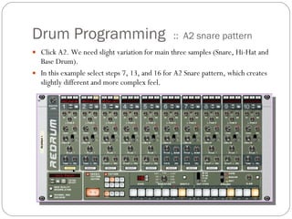 Reason Lesson 2 – Drum Samples | PPT