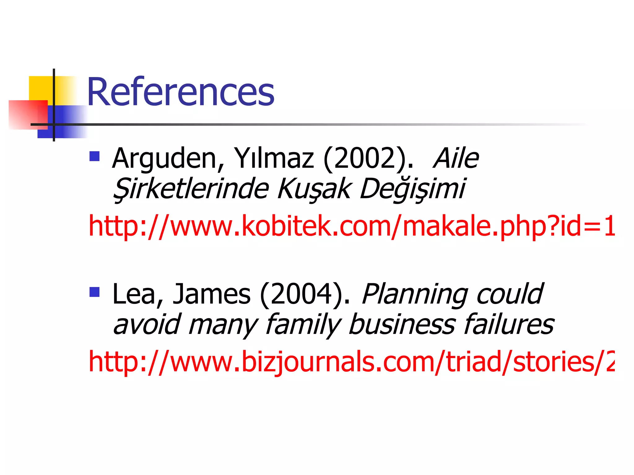 Reasons Of Family Business Failures | PPT