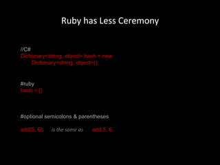 Reasons To Love Ruby | PPTX
