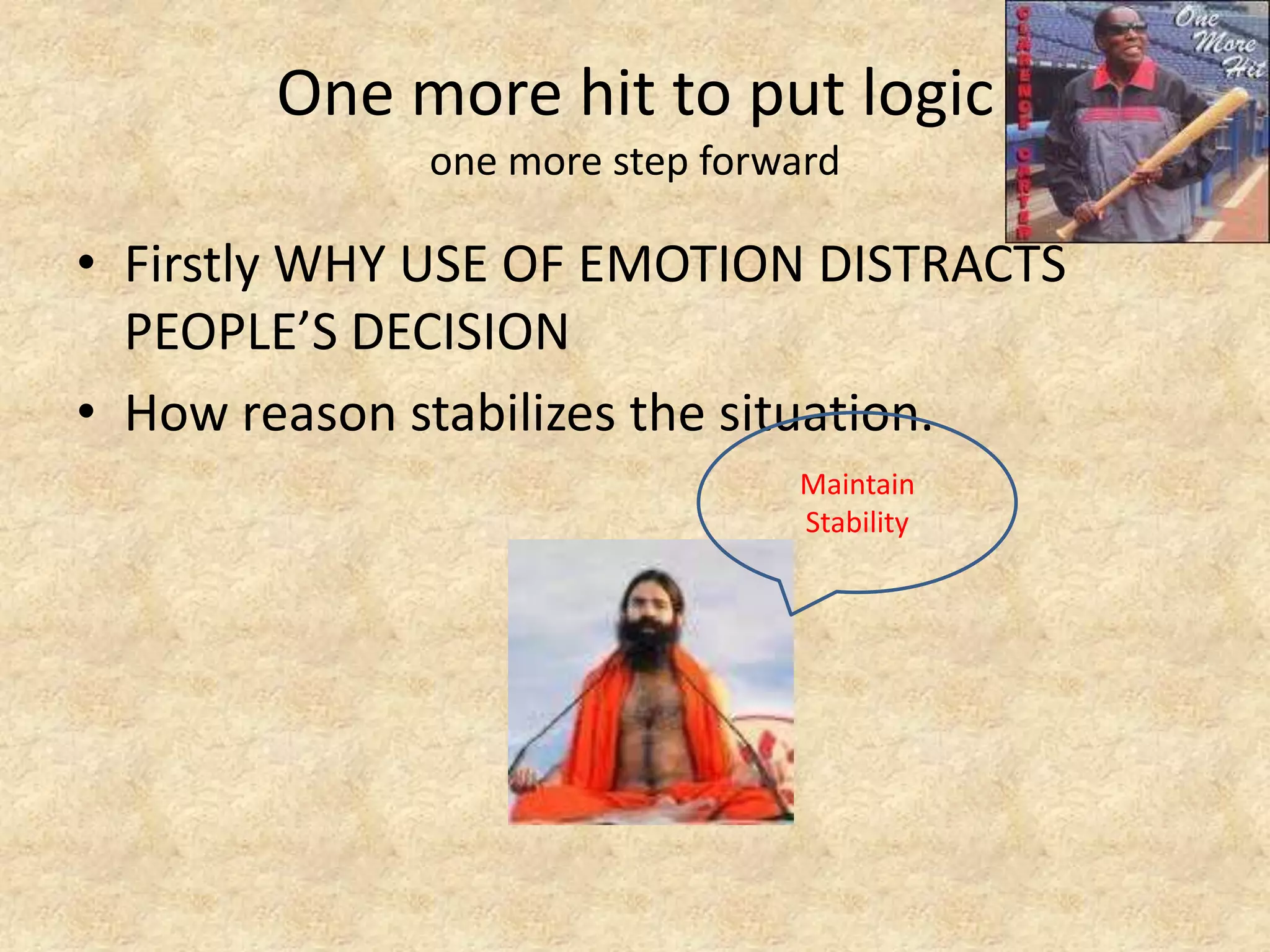 Reasons and emotions | PPTX