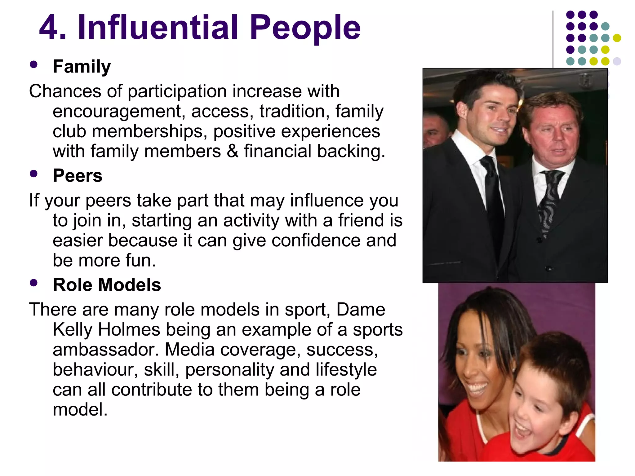 Reasons & Influences on Participation | PPT