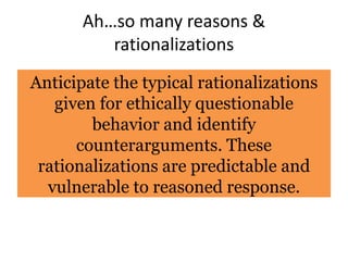 Reasons and rationalizations | PPT