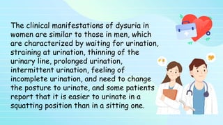 Reasons Behind Female Dysuria | PPT