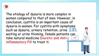 Reasons Behind Female Dysuria | PPT