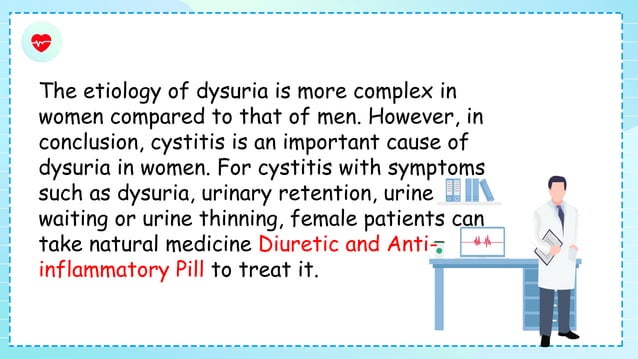 Reasons Behind Female Dysuria | PPT