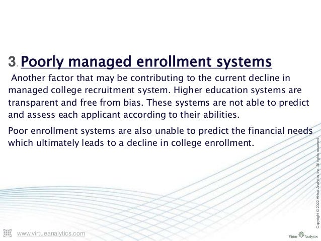Reasons behind the Current College Enrollment decline | PPTX