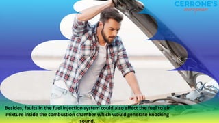 Reasons Behind the Emergence of Knocking Sound from the Car Engine | PPT