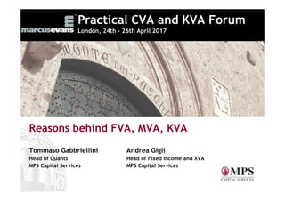 Reasons behind XVAs | PDF | Stocks and Bonds | Personal Investing