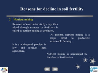Reasons for decline in soil fertility_1.ppt