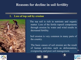 Reasons for decline in soil fertility_1.ppt