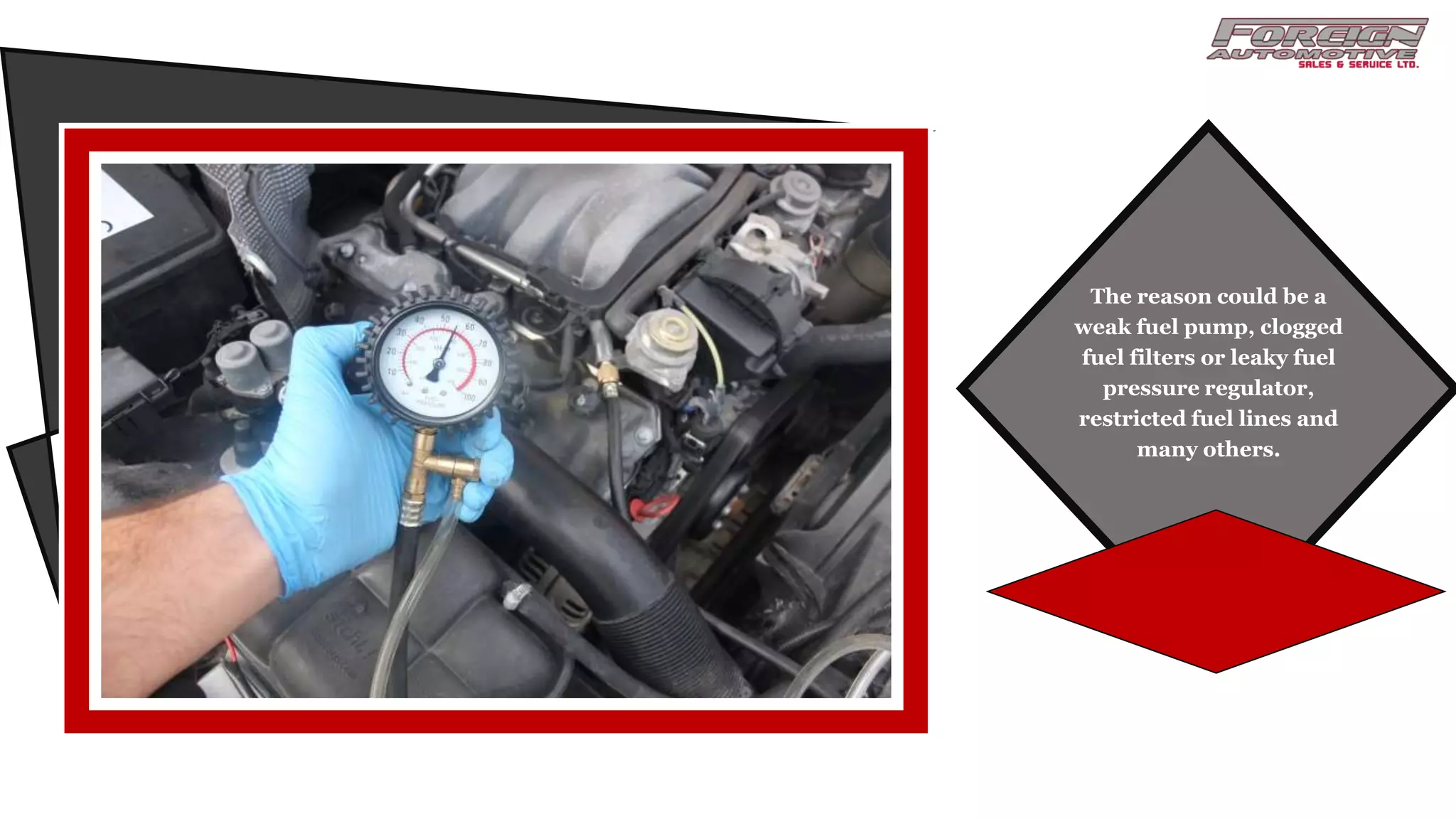 Reasons for Fuel Pressure Issues in your Car | PPT