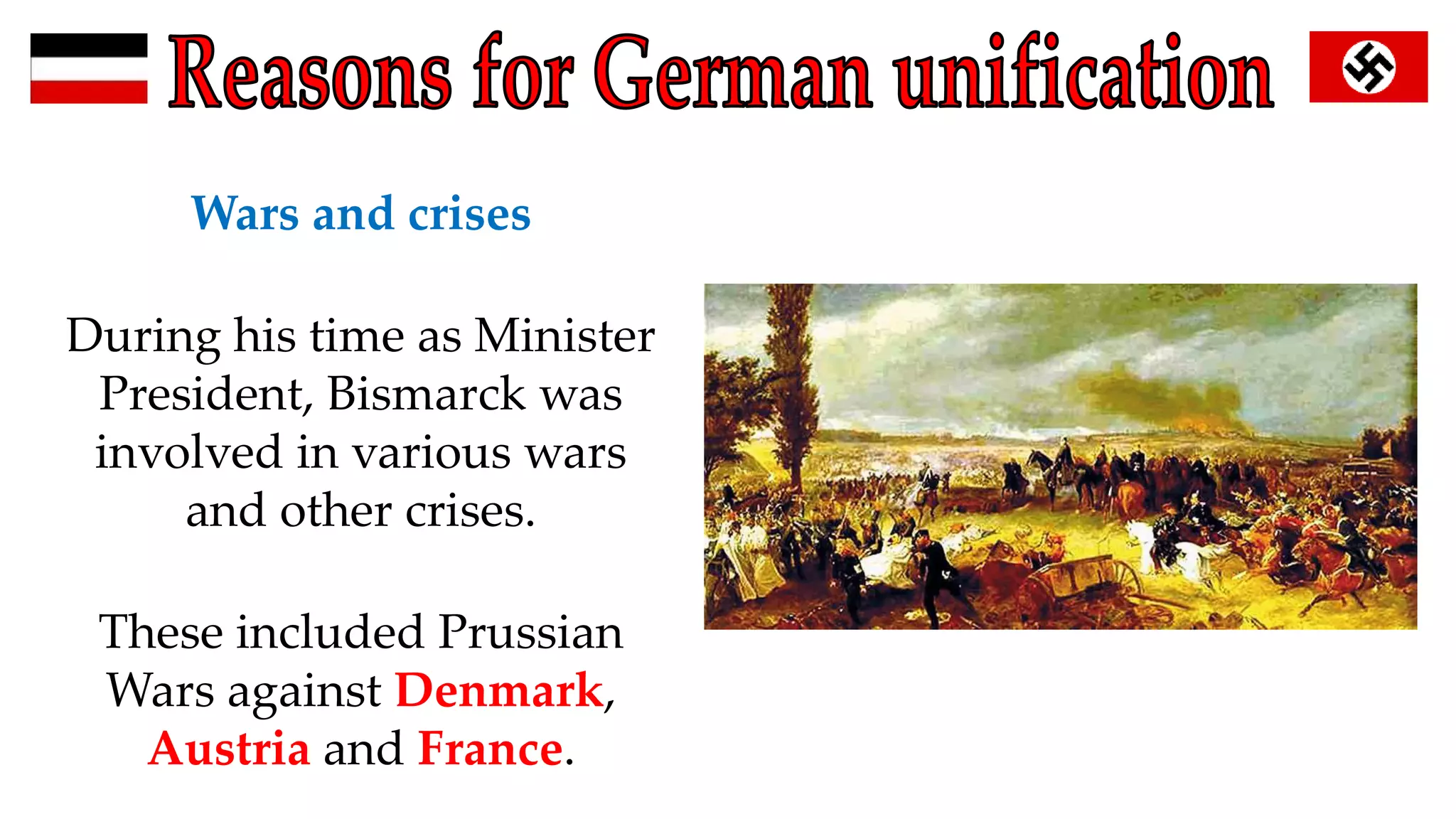 Reasons for german unification bismarck | PPT