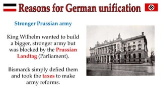 Reasons for german unification prussian military | PPTX