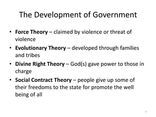 Reasons for government | PPTX