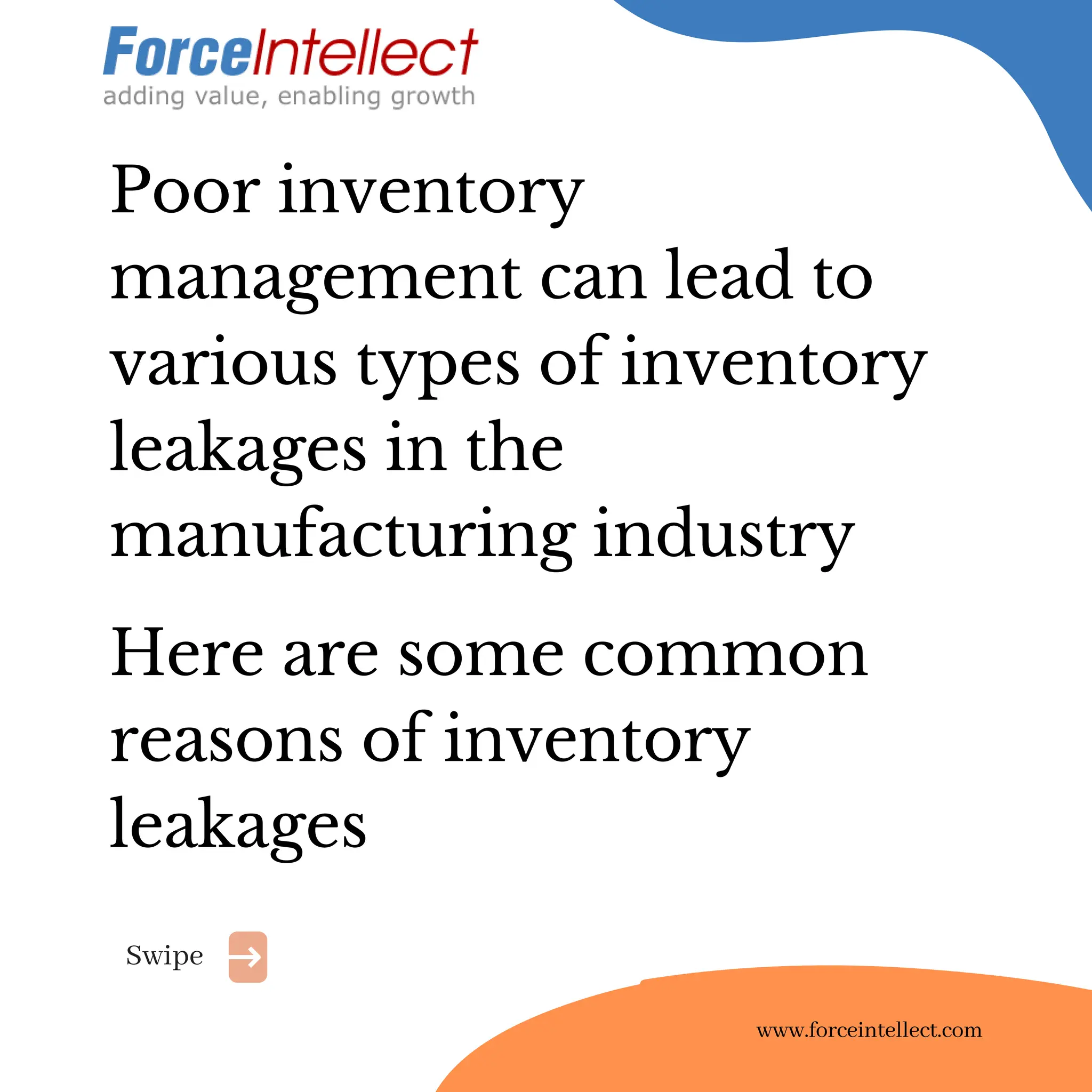 Reasons for Inventory Leakages in Manufacturing Companies | PDF
