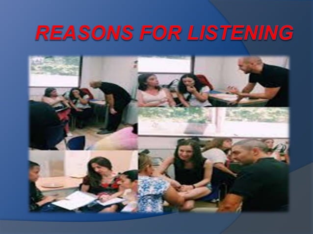 Reasons for listening | PPT