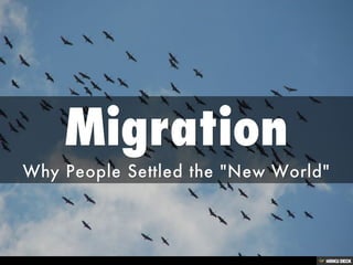 Reasons for Migration | PDF