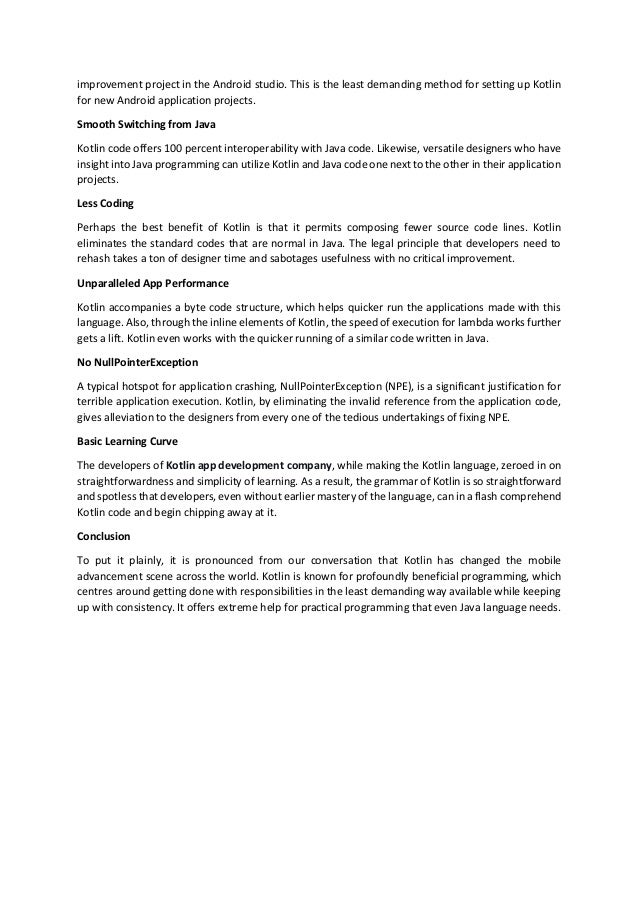 Reasons for outsourcing the Kotlin app development company.pdf