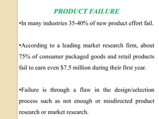 Reasons for Product Failure and Traits of Successful Brands | PPT