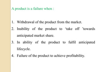 Reasons for Product Failure and Traits of Successful Brands | PPT