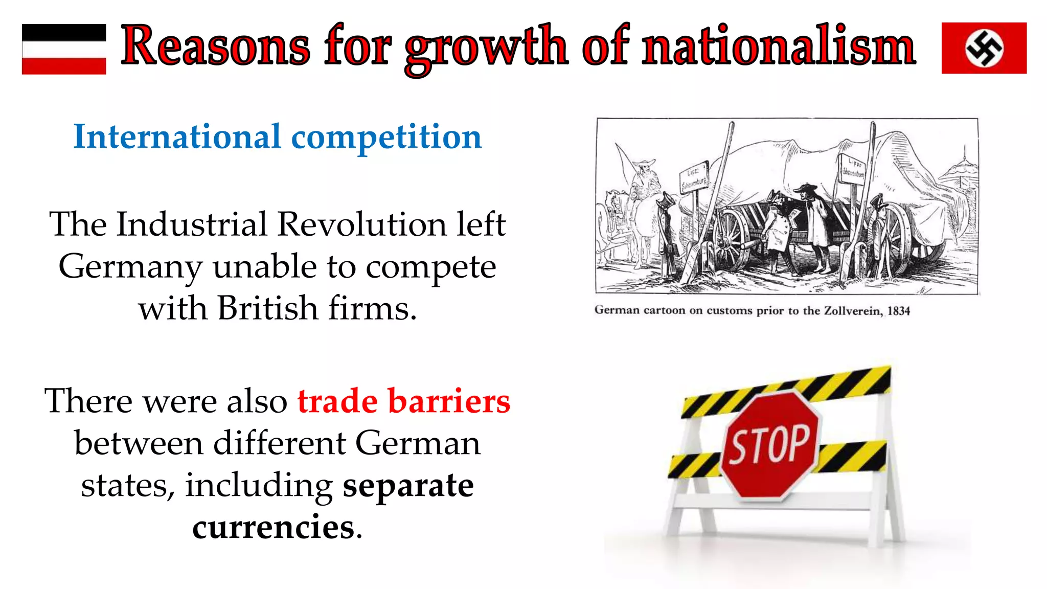 Reasons for the growth of German nationalism economic factors | PPTX