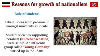 Reasons for the growth of German nationalism liberals | PPTX