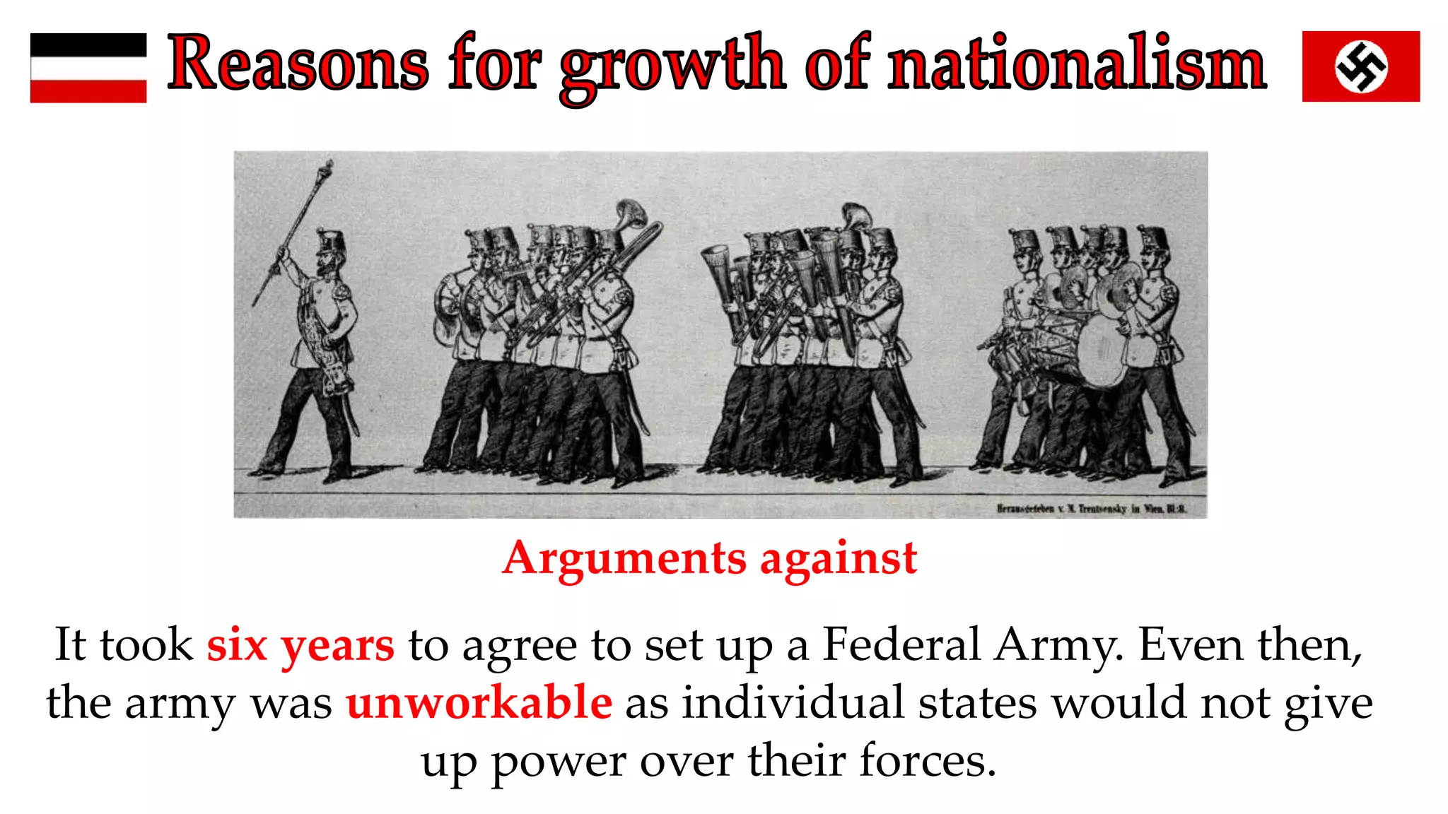 Reasons for the growth of German nationalism military | PPTX