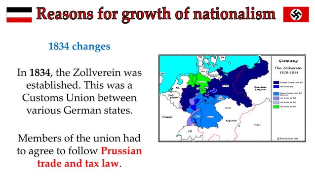 Reasons for the growth of German nationalism zollverein | PPTX