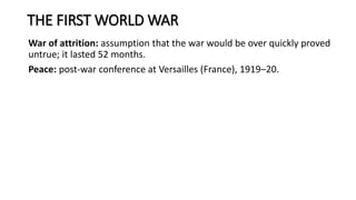 CAMBRIDGE AS HISTORY: THE ORIGINS OF WORLD WAR 1. REASONS FOR THE ...