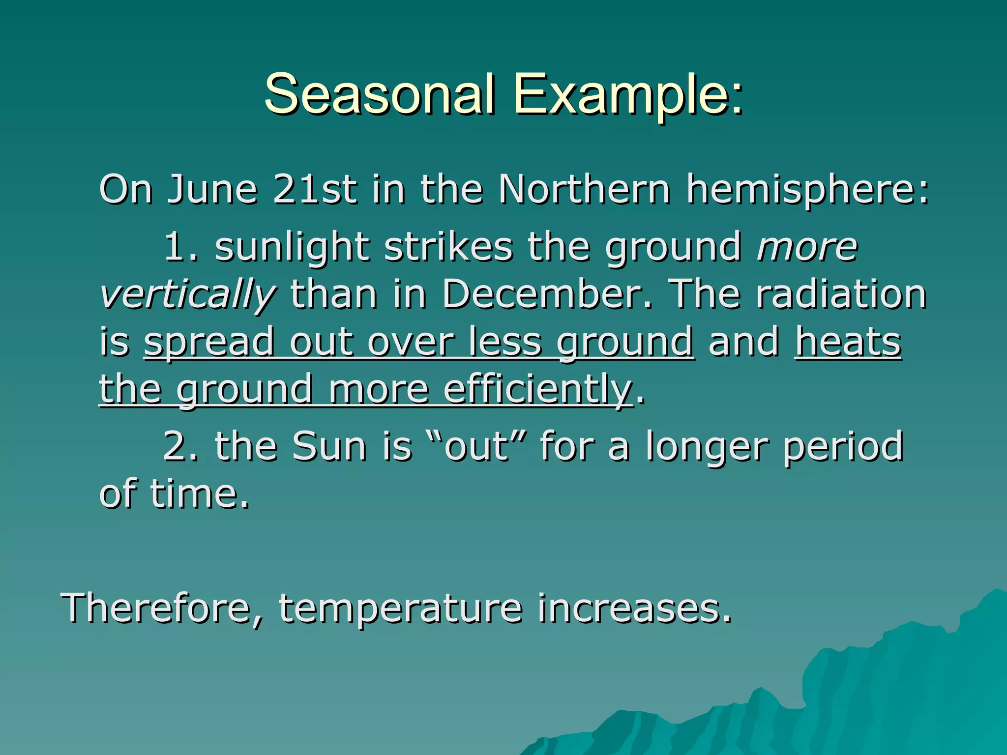 Reasons for the seasons notes | PPT
