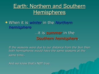 Reasons for the seasons notes | PPT