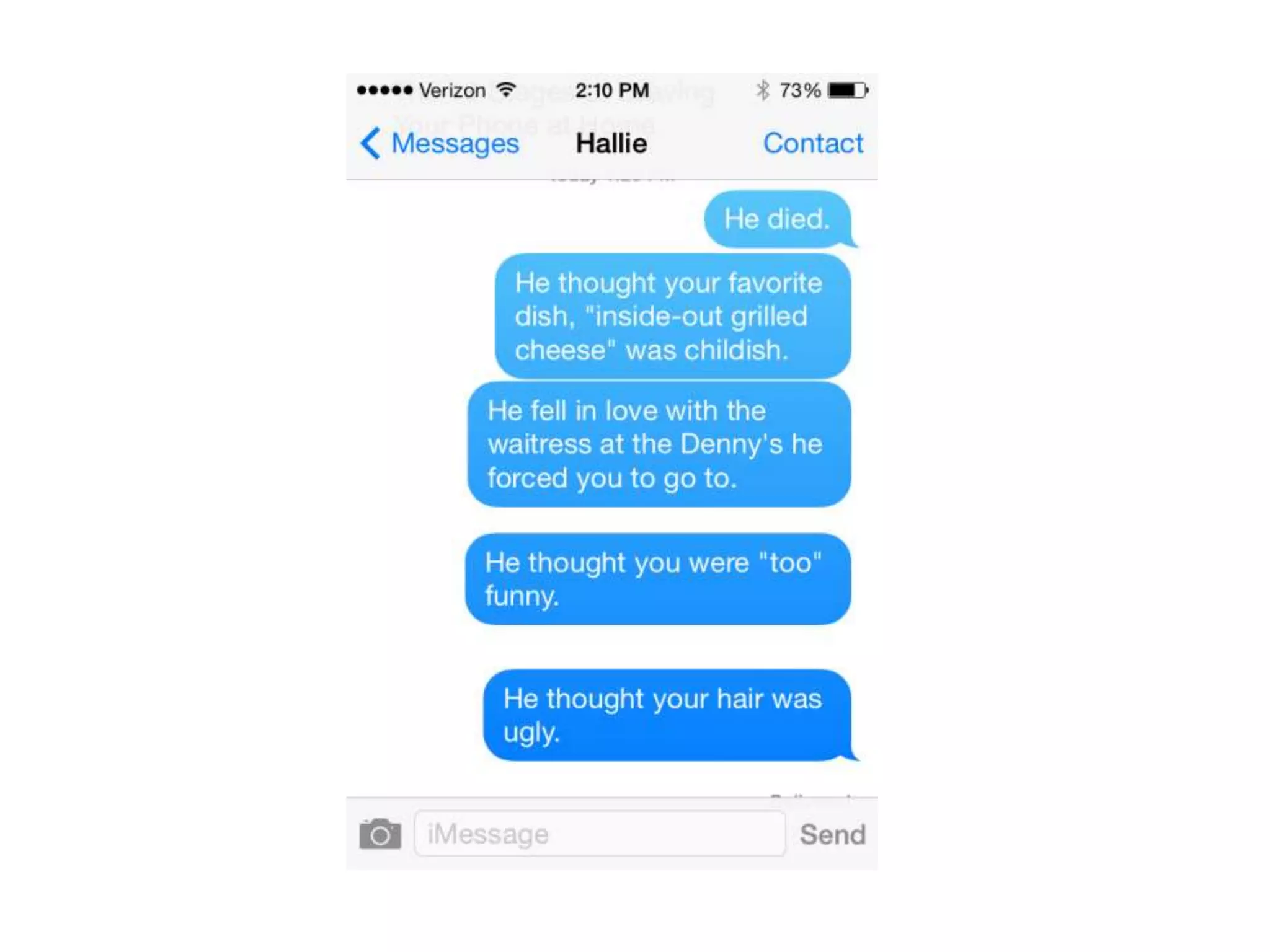 CollegeHumor: Reasons He Didn't Text You Back | PPTX