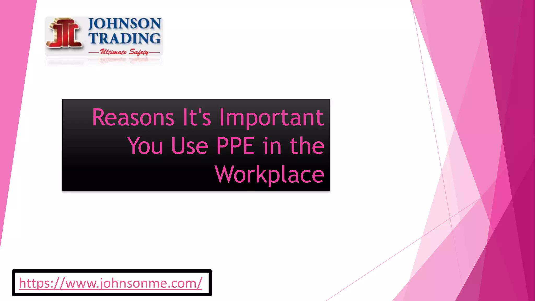 Reasons It's Important You Use PPE in the Workplace.pdf