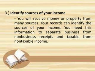 Importance of Bookkeeping ppt | PPTX