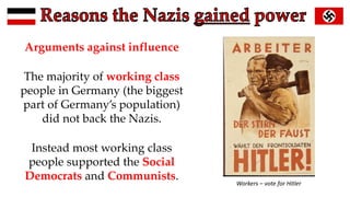 Reasons the nazis gained power - social and economic divisions | PPTX ...