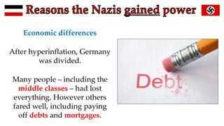 Reasons the nazis gained power - social and economic divisions | PPTX ...