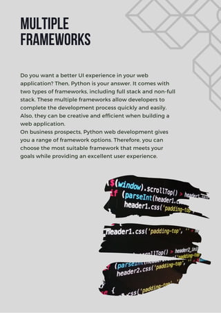 Reasons to Choose Python Web Development for Your Business.pdf