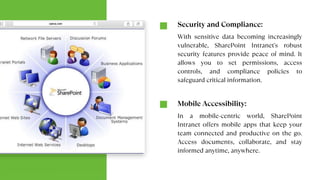 Reasons to Choose SharePoint Intranet for Your Organization's Success ...