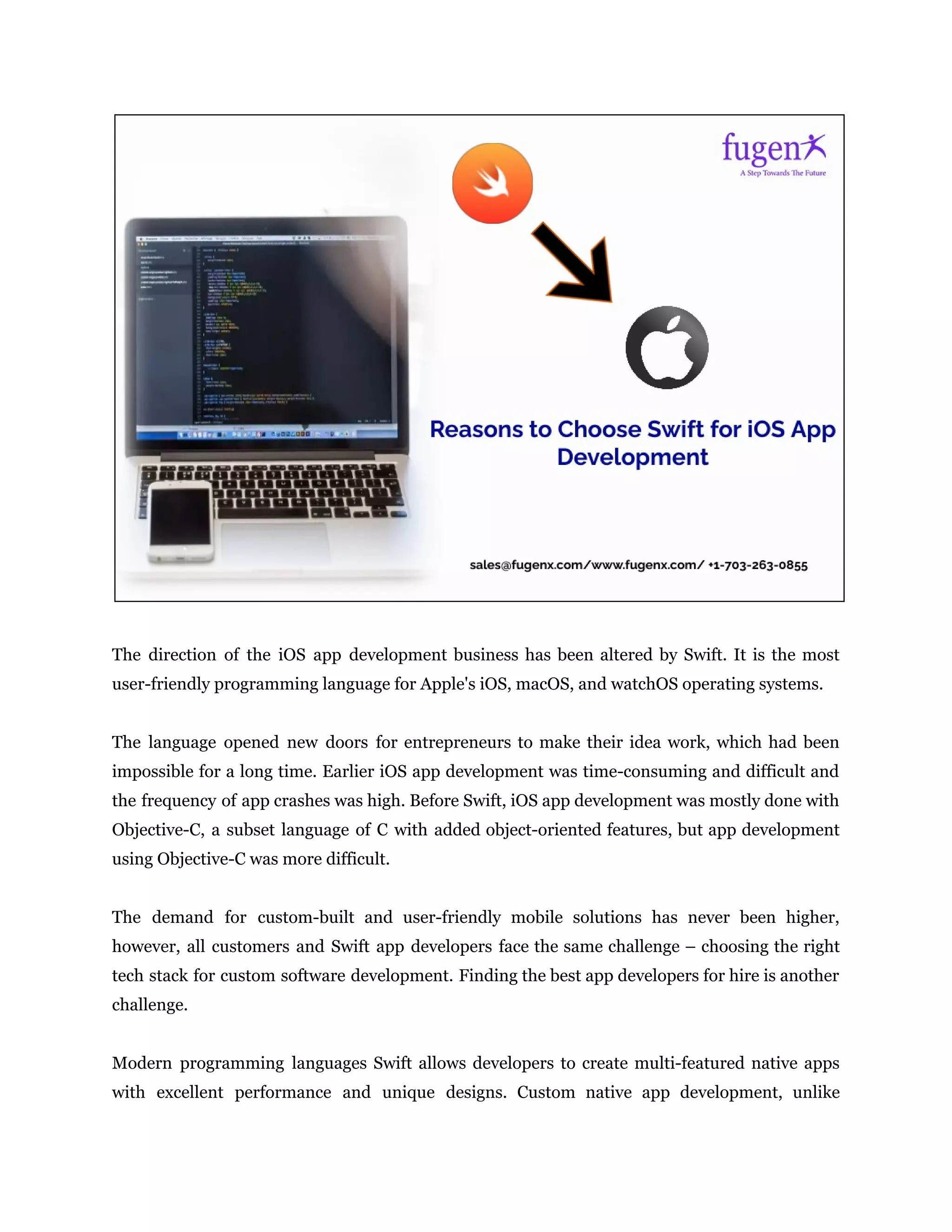 Reasons to Choose Swift for iOS App Development.pdf