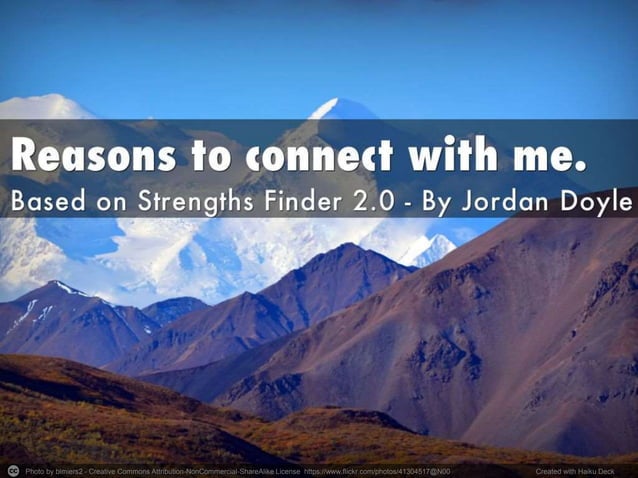 Reasons to connect with me. | PPTX
