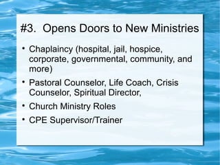 Clinical Pastoral Education | PPT