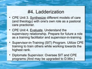 Clinical Pastoral Education | PPT
