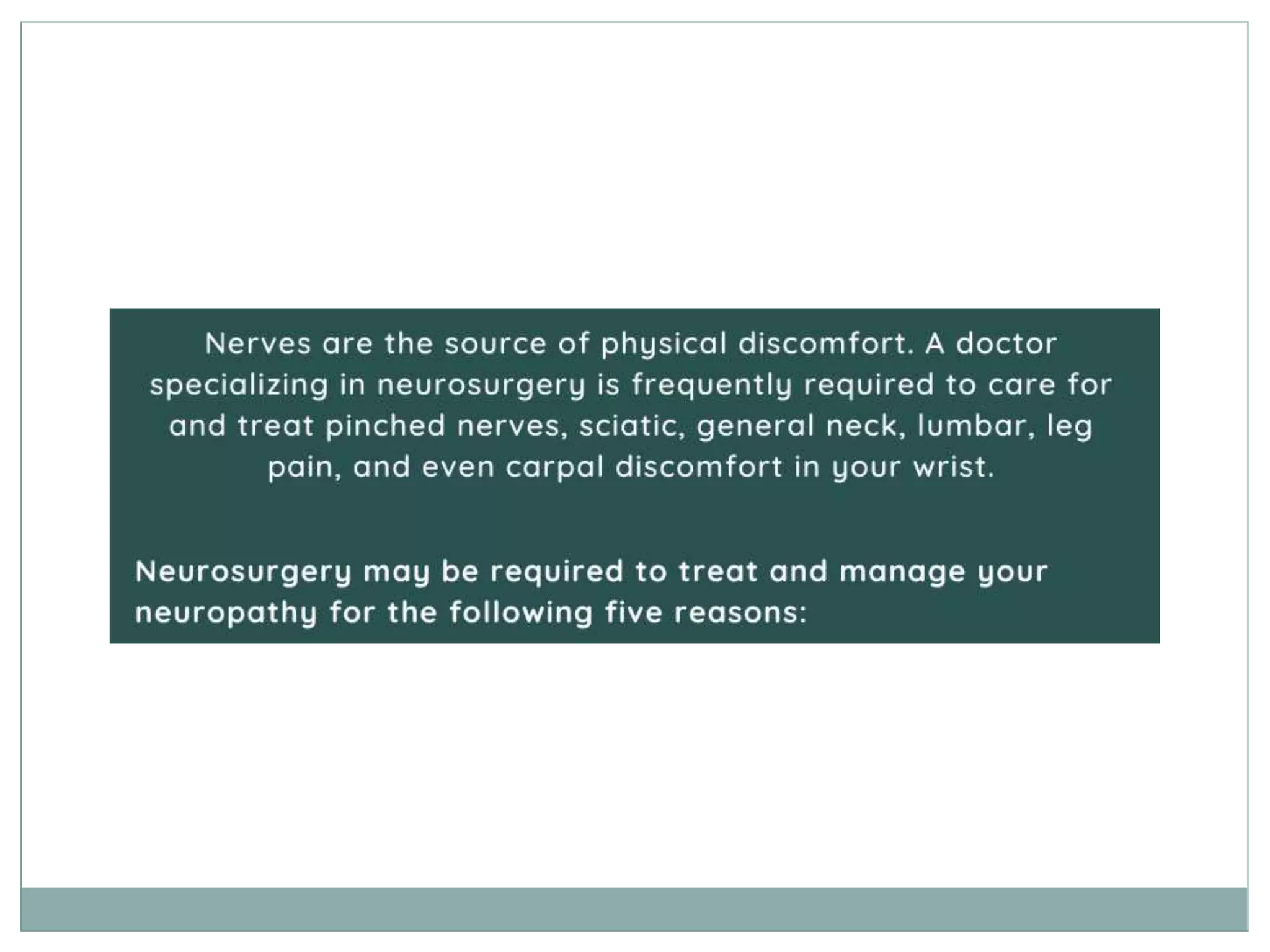 Reasons to go for Neurosurgery - AMRI Hospitals.pptx