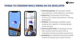 Reasons to hire iOS app developer for your Business.pdf