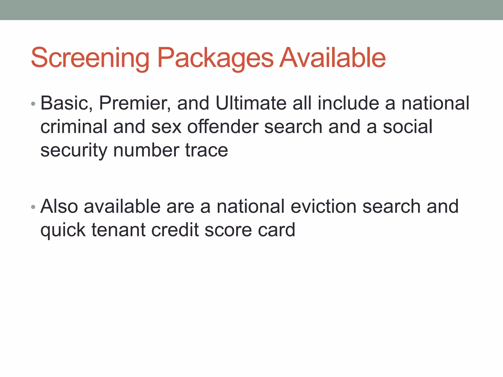 Reasons to hold onto good Tenants | PPT