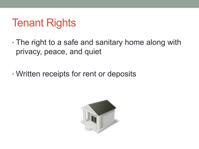 Reasons to hold onto good Tenants | PPT