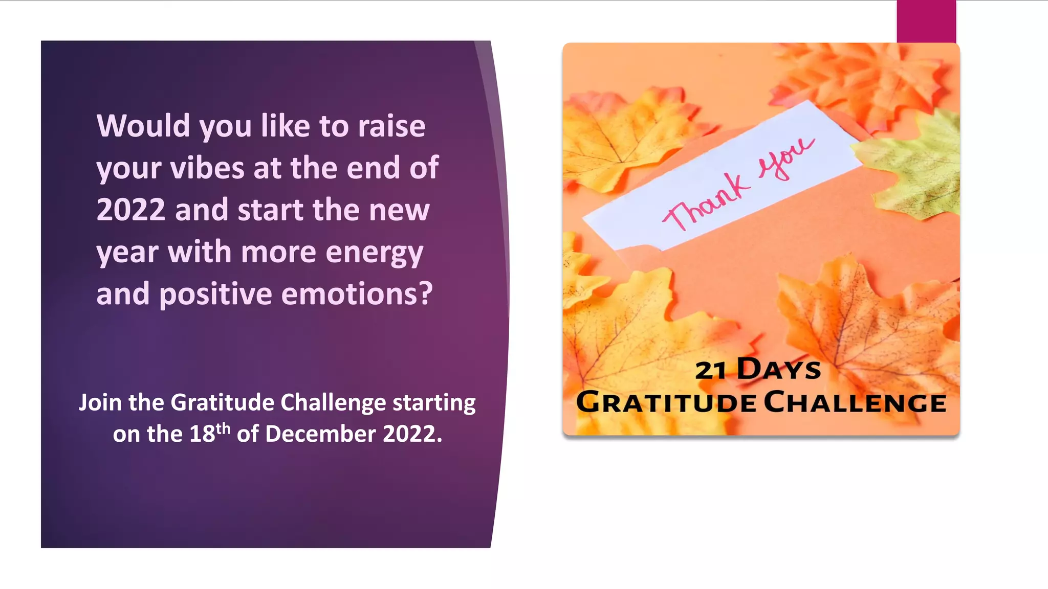 Reasons to practice gratitude | PPT