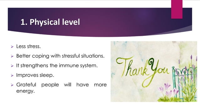 Reasons to practice gratitude | PPT