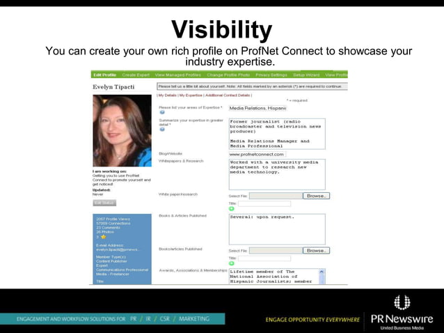 Why Should Journalists Use ProfNet? | PPTX | Social Networking | Internet